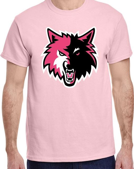 Black And Pink Wolf